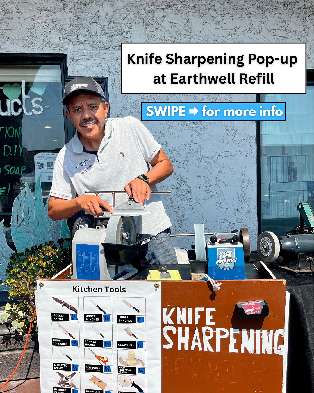Knife Sharpening Pop Up - Kensington Talmadge Business Association